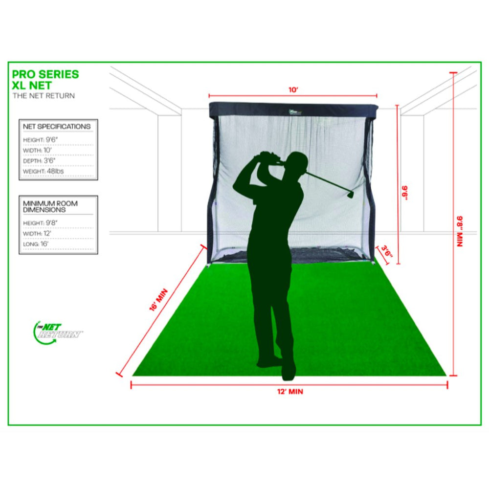 Pro Series XL Golf Practice Net | Golf Return Net | The Net Return ...